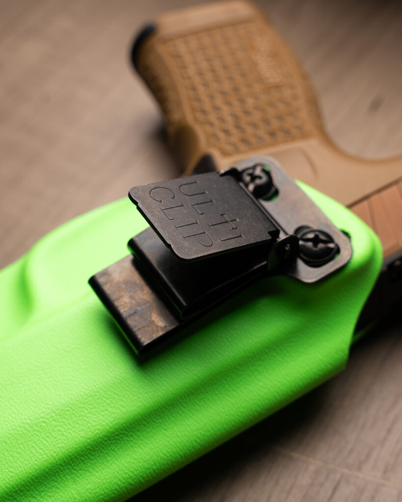 Ulti Clip Holster Inside the Waistband No Belt Needed