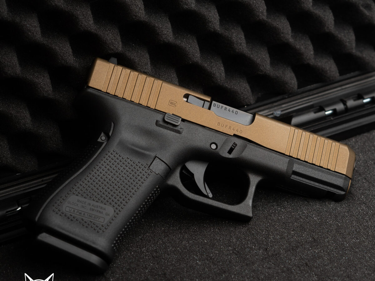 GLOCK 19 GEN 5 9MM PISTOL- GOLD SLIDE & LOWER - Watchdog Tactical