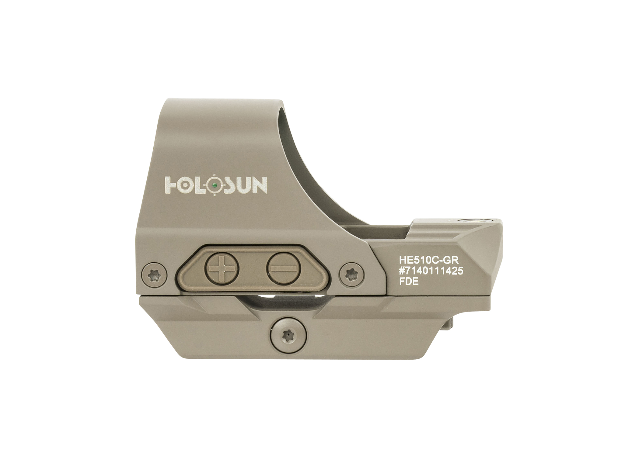 Holosun HE510C FDE 1x 2/65 MOA - Green Dot & Circle Reticle