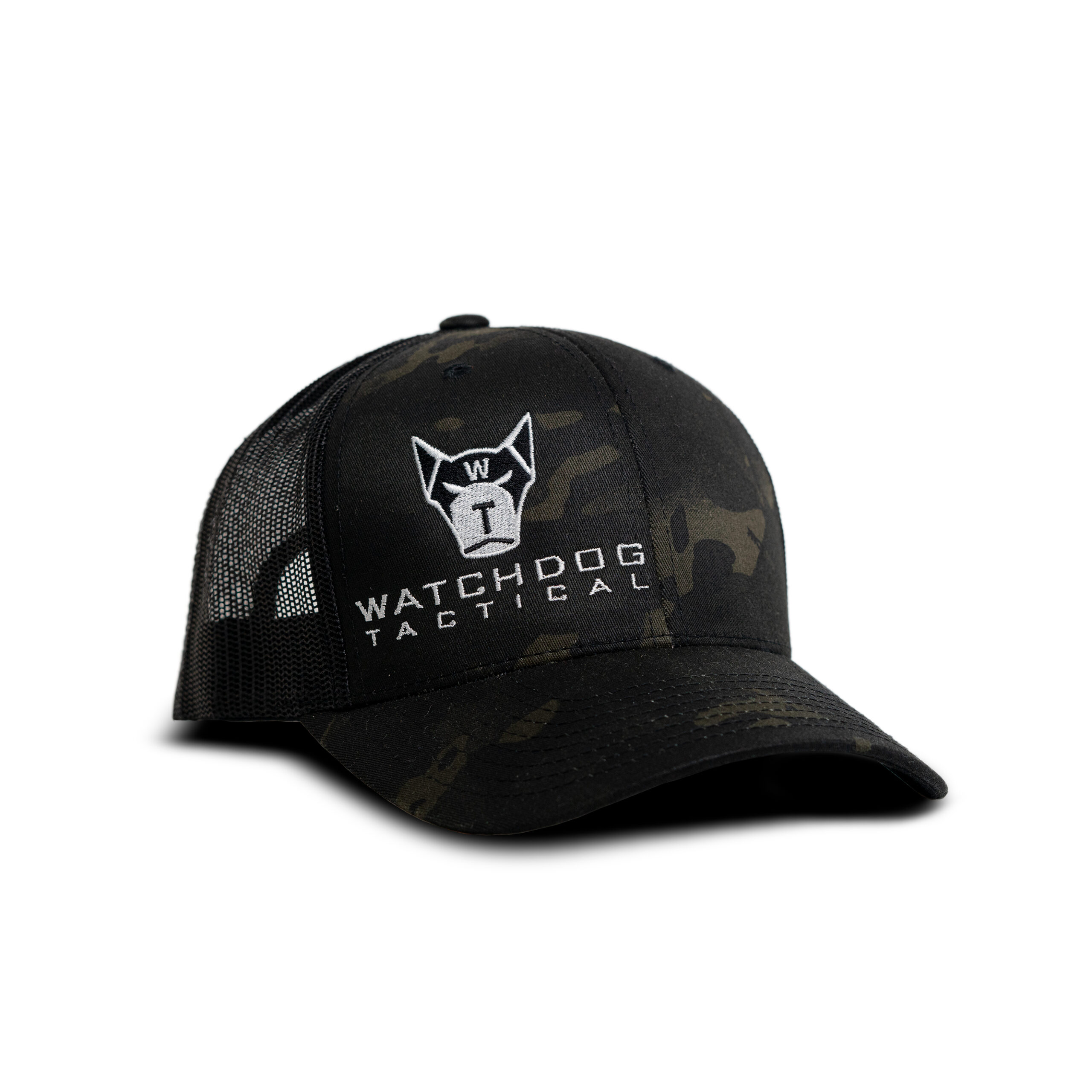 Watchdog Tactical Snapback Hat in Black MultiCam