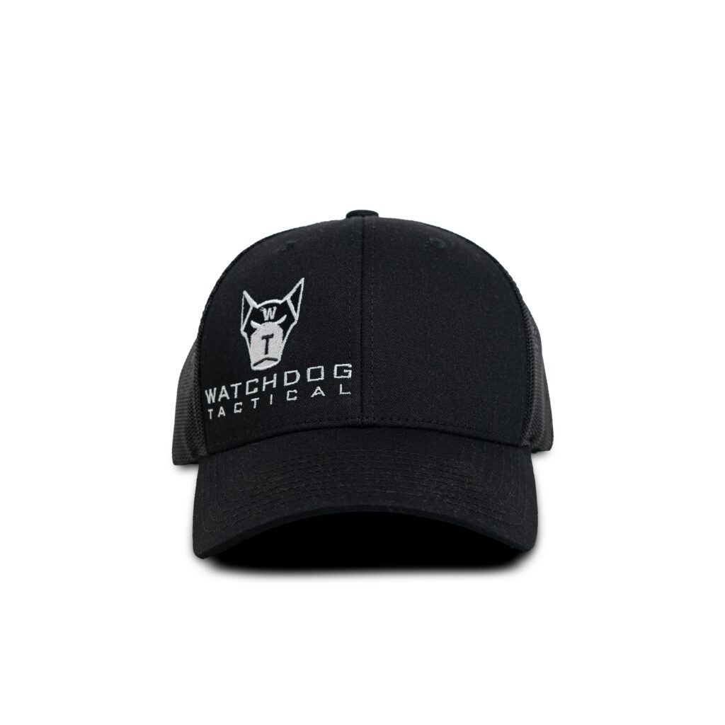 Watchdog Tactical Snapback Hat in Black with Logo