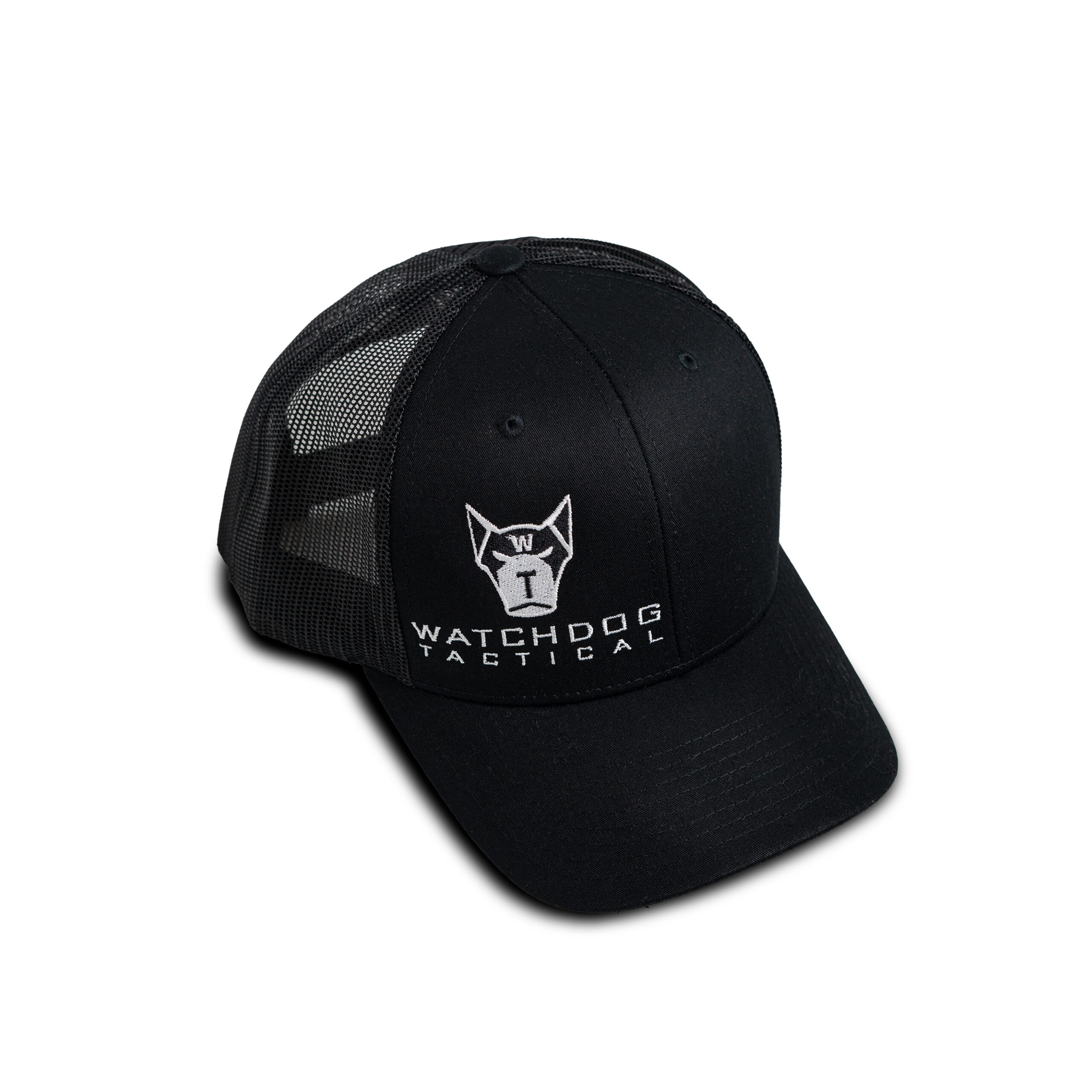 Watchdog Tactical Snapback Hat in Black with Logo