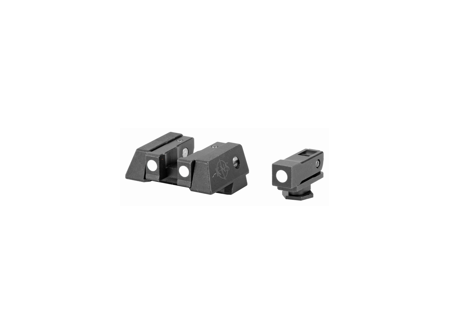 Dead Air/KNS SwitchSight Flip-Up Pistol Sights for GLOCKs