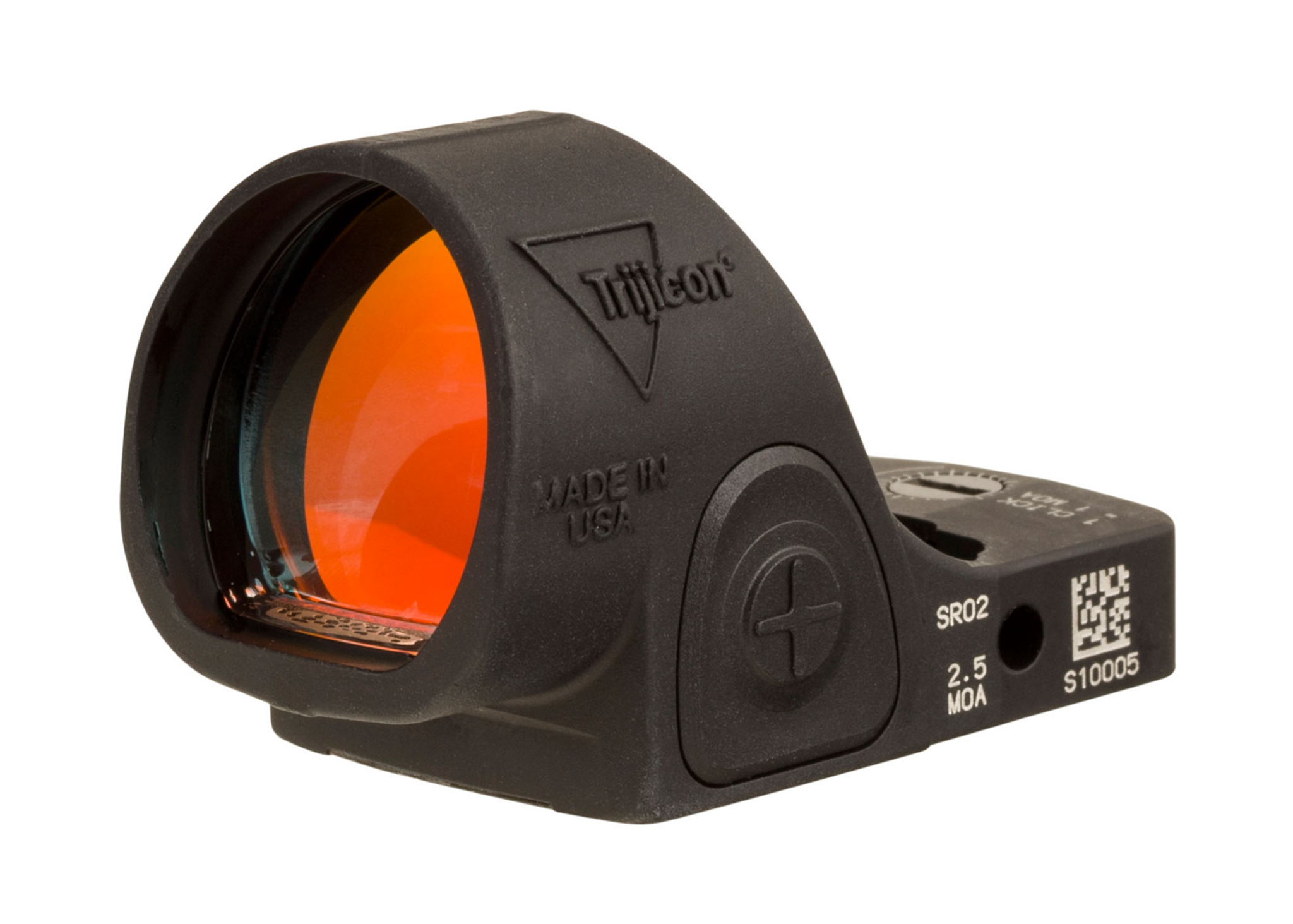 Trijicon SRO Matte Black 1x 2.5 MOA Red LED Dot Reticle