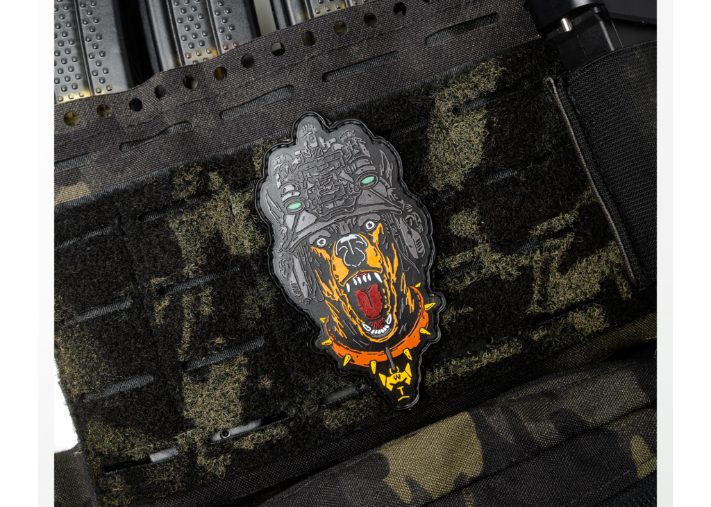 Watchdog Tactical Noddy Dog Patch with Hoop & Loop Backing