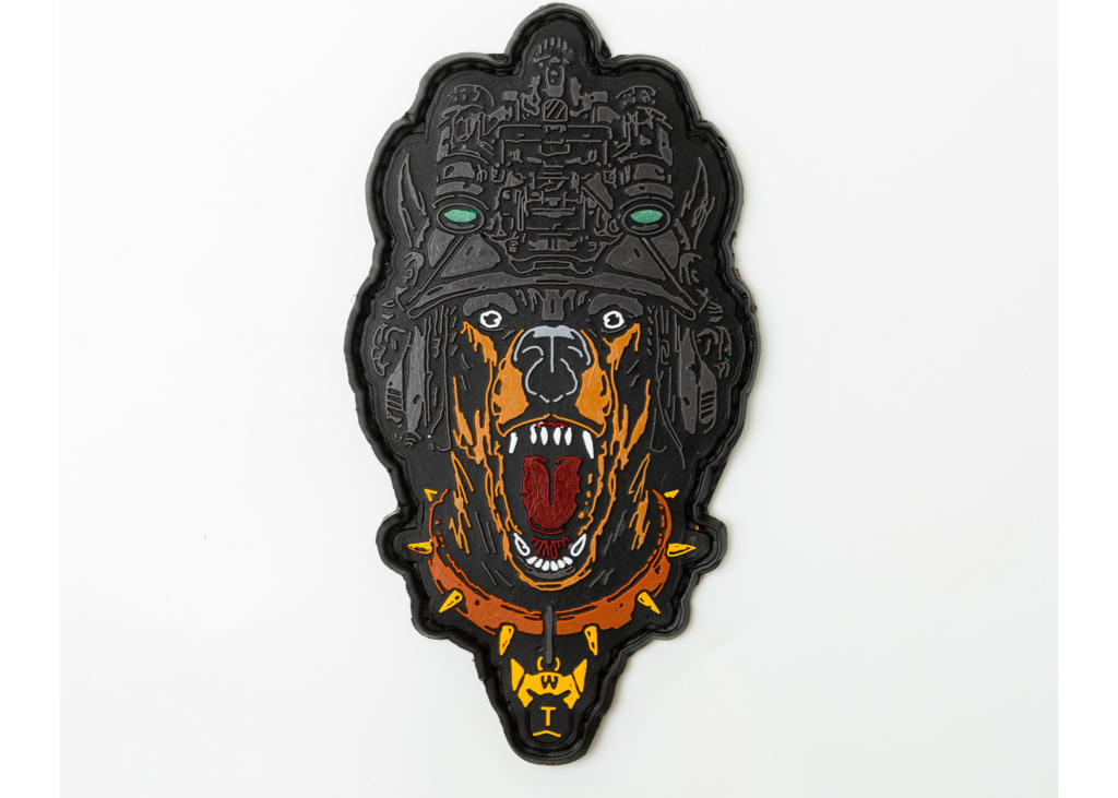 Watchdog Tactical Noddy Dog Patch with Hoop & Loop Backing