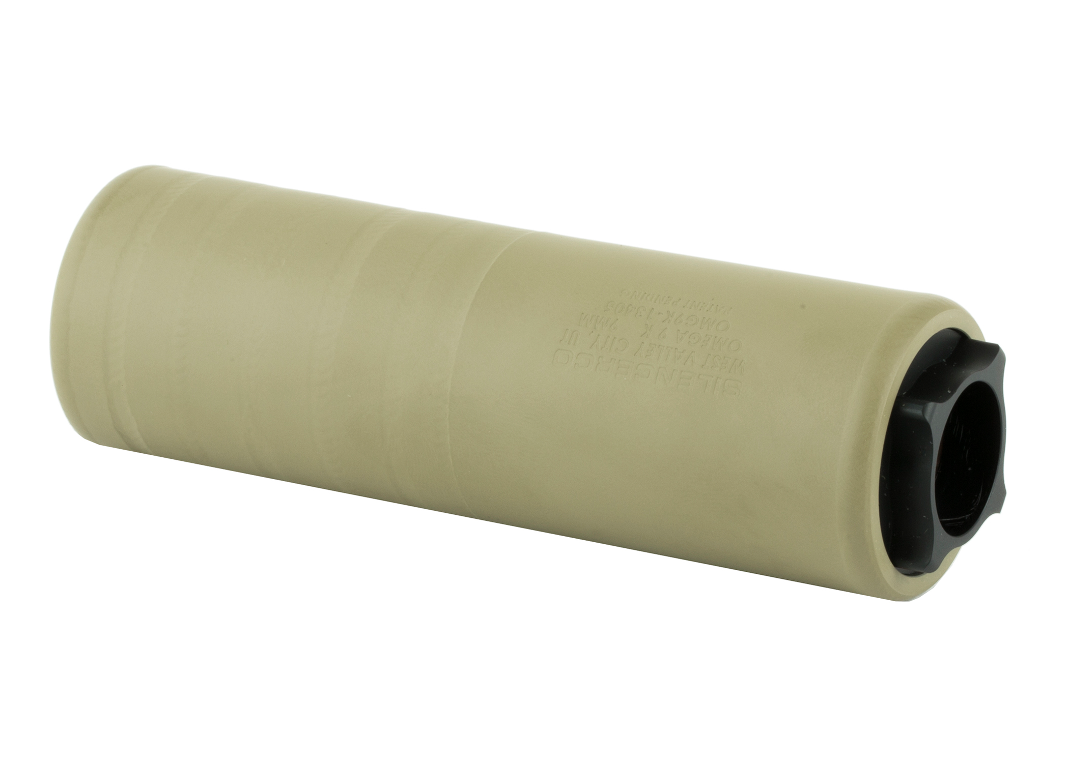 SilencerCo Omega 9K FDE Stainless Steel Suppressor SU2643