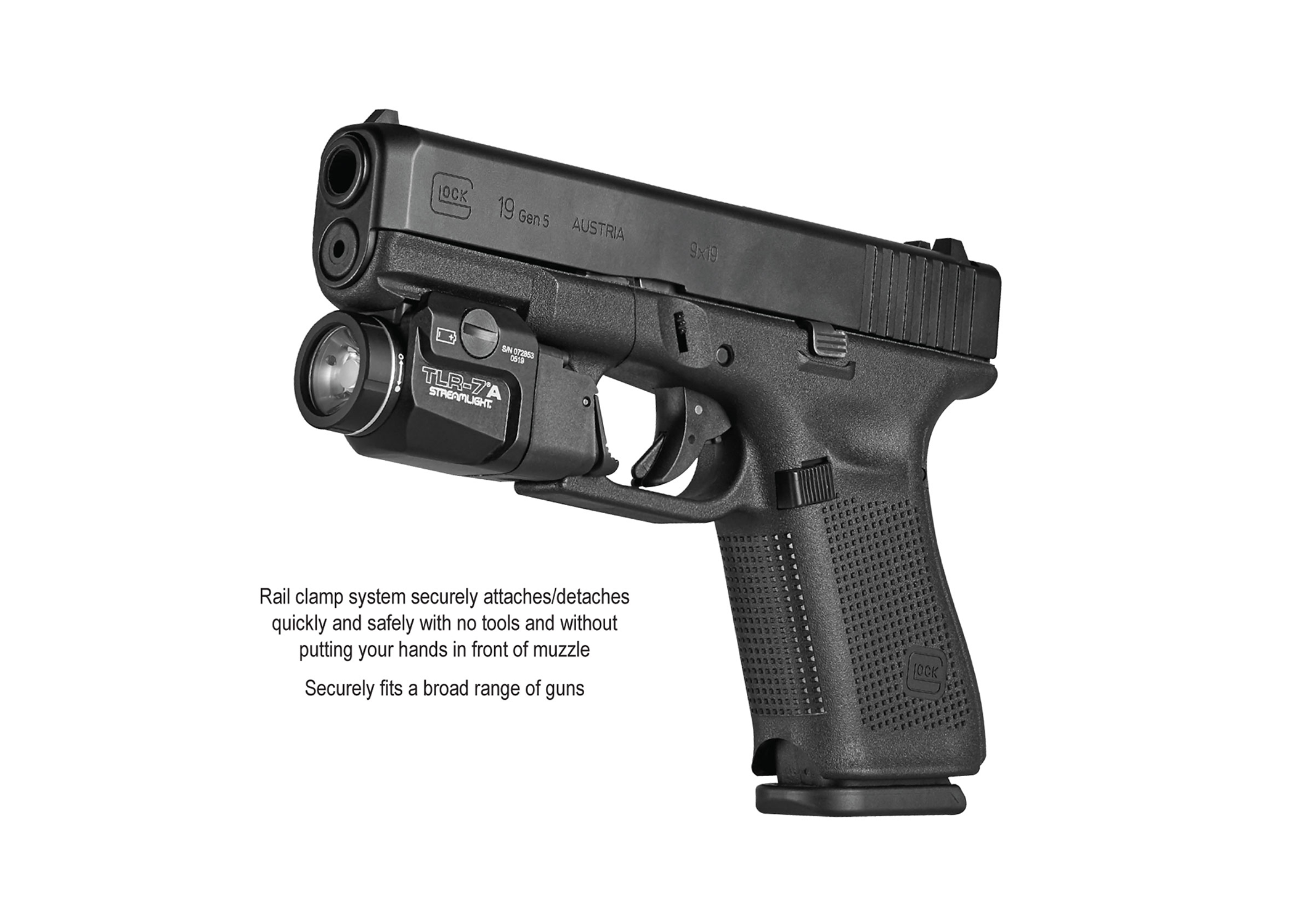 Streamlight TLR-7 A Flex 500 Lumen Weapon Light