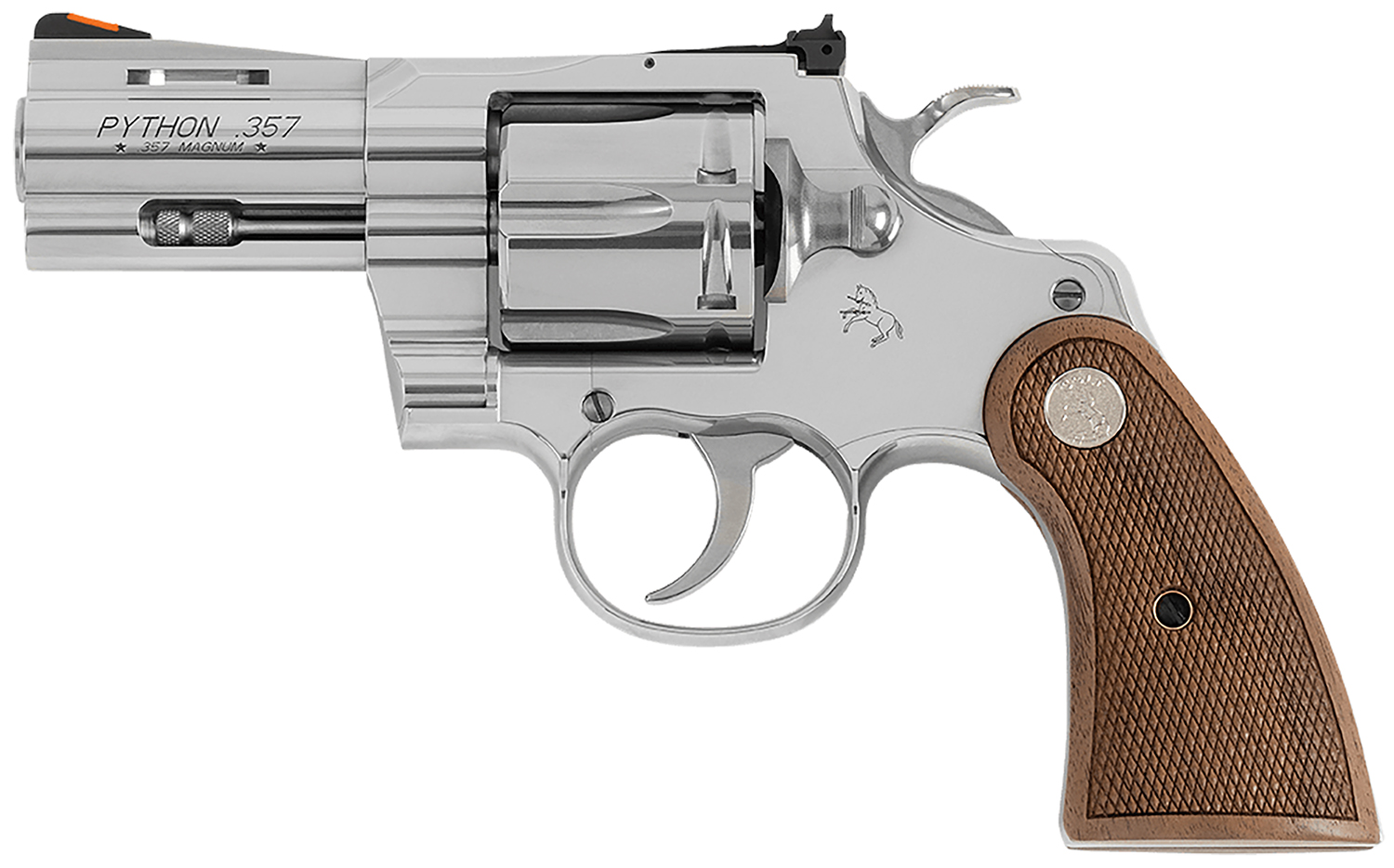 Colt Mfg PYTHONSP2WCTS Python 357 Mag/38 Special 6 Shot 2.50" Stainless ...